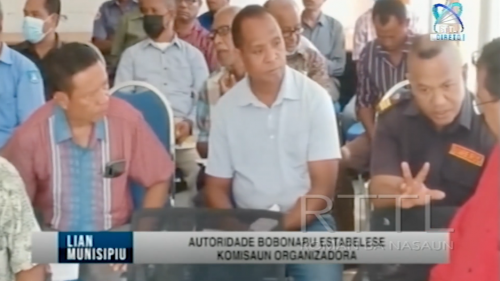 Autoridade Bobonaru Estabelese Komisaun Organizadora | RTTL