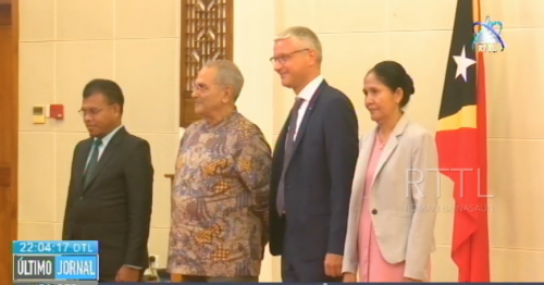 Novo Embaixador Da UE Em Timor Leste Entrega Carta Credencial A PR | RTTL