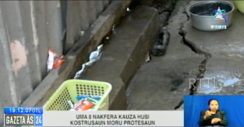 Uma 8 Nakfera Kauza Husi Konstrusaun Moru Protesaun | RTTL